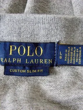 Polo Ralph Lauren | Shirts | Polo Ralph Lauren Gray Polo Shirt Blue ...